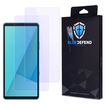 SONY XPERIA 10 VII BLUEDEFEND ANTI-BLUE LIGHT TEMPERED GLASS SCREEN PROTECTOR - 2 PCS.