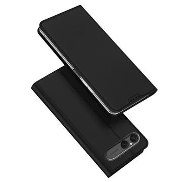 SONY XPERIA 10 VII DUX DUCIS SKIN PRO FLIP CASE - BLACK