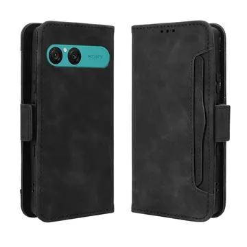 SONY XPERIA 10 VII CARDHOLDER WALLET CASE - BLACK