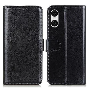 SONY XPERIA 10 VI WALLET CASE MAGNETIC CLOSURE - BLACK