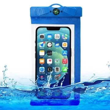 LARGE UNIVERSAL WATERPROOF CASE W. COMPASS - 7.5"
