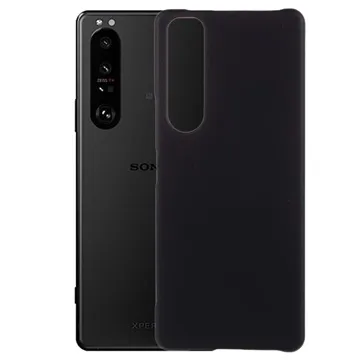 SONY XPERIA 1 III GUMIRANA PLASTIČNA ZAŠTITNA MASKA - CRNA