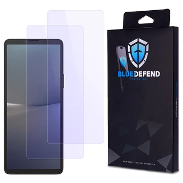 SONY XPERIA 10 V BLUEDEFEND ANTI-BLUE LIGHT TEMPERED GLASS SCREEN PROTECTOR - 2 PCS.