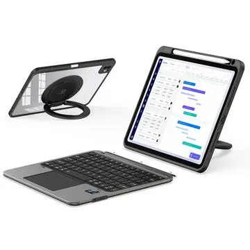 IPAD PRO 11 2024/2025 DUX DUCIS VK HYBRID CASE WITH BLUETOOTH KEYBOARD - BLACK