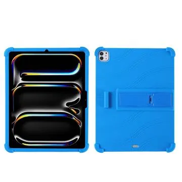 IPAD PRO 11 (2025) SILICONE CASE WITH KICKSTAND - BLUE