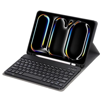 IPAD PRO 11 2024/2025 FUTROLA SA BLUETOOTH TASTATUROM - TAMNOPLAVA
