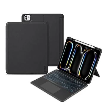 IPAD PRO 13 2024/2025 TECH-PROTECT SMARTCASE MAG PEN BLUETOOTH KEYBOARD CASE - BLACK