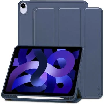 IPAD AIR 11 2024/2025/2026/AIR 2020/2022 TECH-PROTECT SMARTCASE PEN TRI-FOLD FOLIO CASE - DARK BLUE