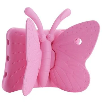 3D BUTTERFLY KIDS SHOCKPROOF EVA KICKSTAND PHONE CASE PHONE COVER FOR IPAD PRO 9.7 / AIR 2 / AIR - PINK