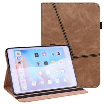 IPAD MINI 2021/2024 BUSINESS LEATHER CASE - WITH CARD HOLDERS - BROWN