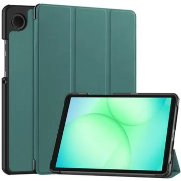 SAMSUNG GALAXY TAB A11/A9 TRI-FOLD SERIES SMART FOLIO CASE - BLACKISH GREEN