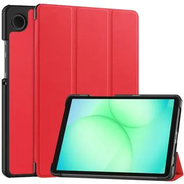 SAMSUNG GALAXY TAB A11/A9 TRI-FOLD SERIES SMART FOLIO CASE - RED