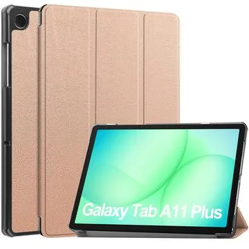 SAMSUNG GALAXY TAB A11+ TRI-FOLD SERIES SMART FOLIO CASE - ROSE GOLD