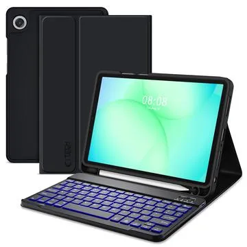 SAMSUNG GALAXY TAB A9+/A11+ TECH-PROTECT SMARTCASE PEN BLUETOOTH KEYBOARD CASE - BLACK