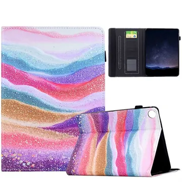 SAMSUNG GALAXY TAB A11+/A9+ SMART FOLIO CASE - RAINBOW SAND