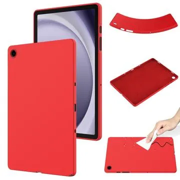 SAMSUNG GALAXY TAB A11+ LIQUID SILICONE CASE - RED