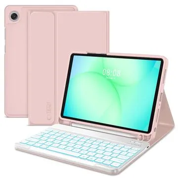 SAMSUNG GALAXY TAB A9+/A11+ TECH-PROTECT SMARTCASE PEN BLUETOOTH KEYBOARD CASE - PINK