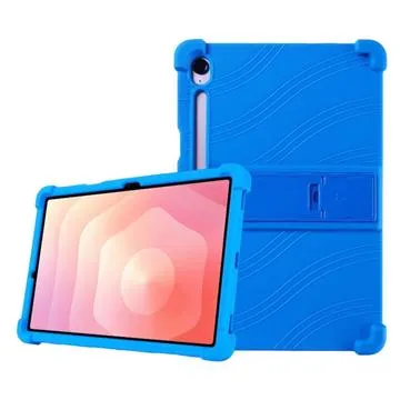 SAMSUNG GALAXY TAB S11 SILICONE CASE WITH KICKSTAND - BLUE