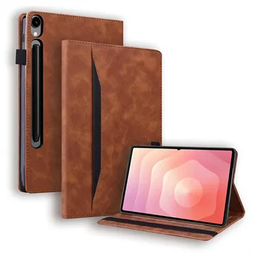 SAMSUNG GALAXY TAB S11 ULTRA BUSINESS STYLE FOLIO CASE - BROWN