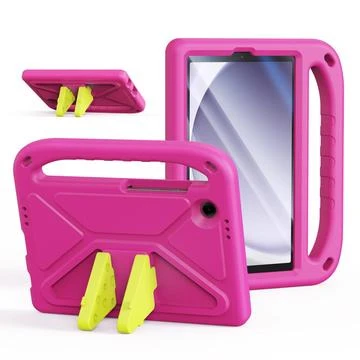 SAMSUNG GALAXY TAB A9 DUX DUCIS PUFF KIDS EVA SHOCKPROOF CASE WITH KICKSTAND - PINK