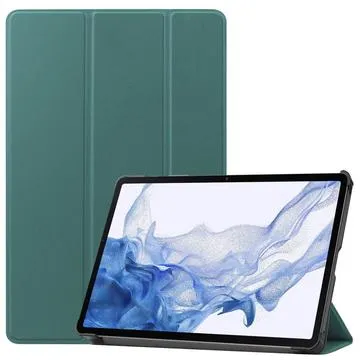 SAMSUNG GALAXY TAB S8 TRI-FOLD SMART ZAŠTITNA FUTROLA - CRNKASTO ZELENA