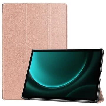 SAMSUNG GALAXY TAB S9 FE+ TRI-FOLD SERIJA SMART ZAŠTITNA FUTROLA - ZLATNOROZE