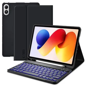 XIAOMI REDMI PAD 2 PRO/POCO PAD M1 TECH-PROTECT SMARTCASE PEN BLUETOOTH KEYBOARD CASE - BLACK
