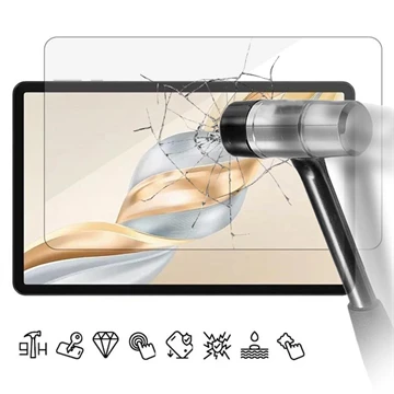 HONOR PAD X9A TEMPERED GLASS SCREEN PROTECTOR - 9H - CASE FRIENDLY - TRANSPARENT