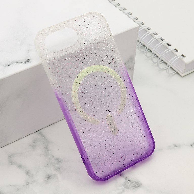 Zastitna maska (futrola) Starlight MagSafe - iPhone 16e/17e (6.1) ljubicasta (MS)