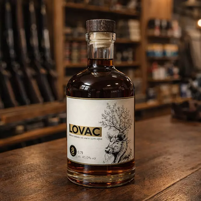 Rakija od šljiva Lovac 0.7l