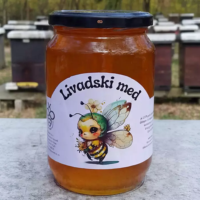 Livadski med pčelinjaka Ivanović 1kg