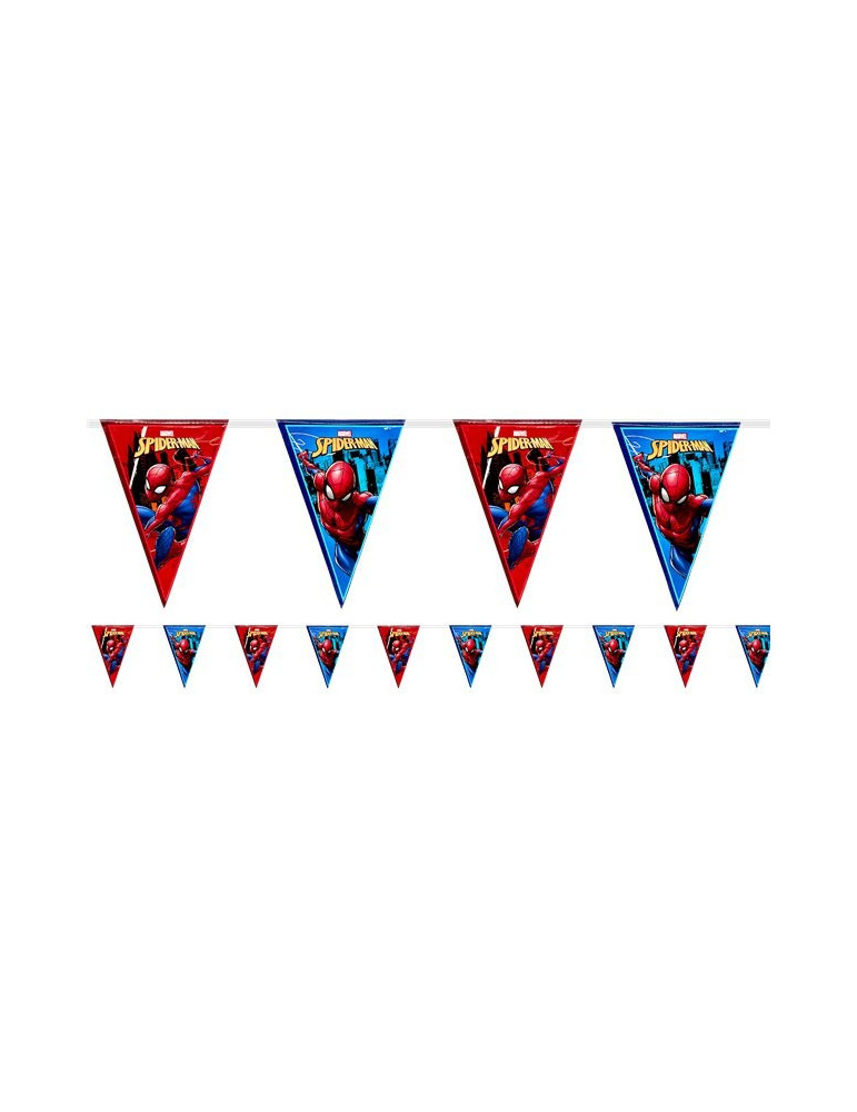 Spiderman trouglasti baner - 9 zastavica