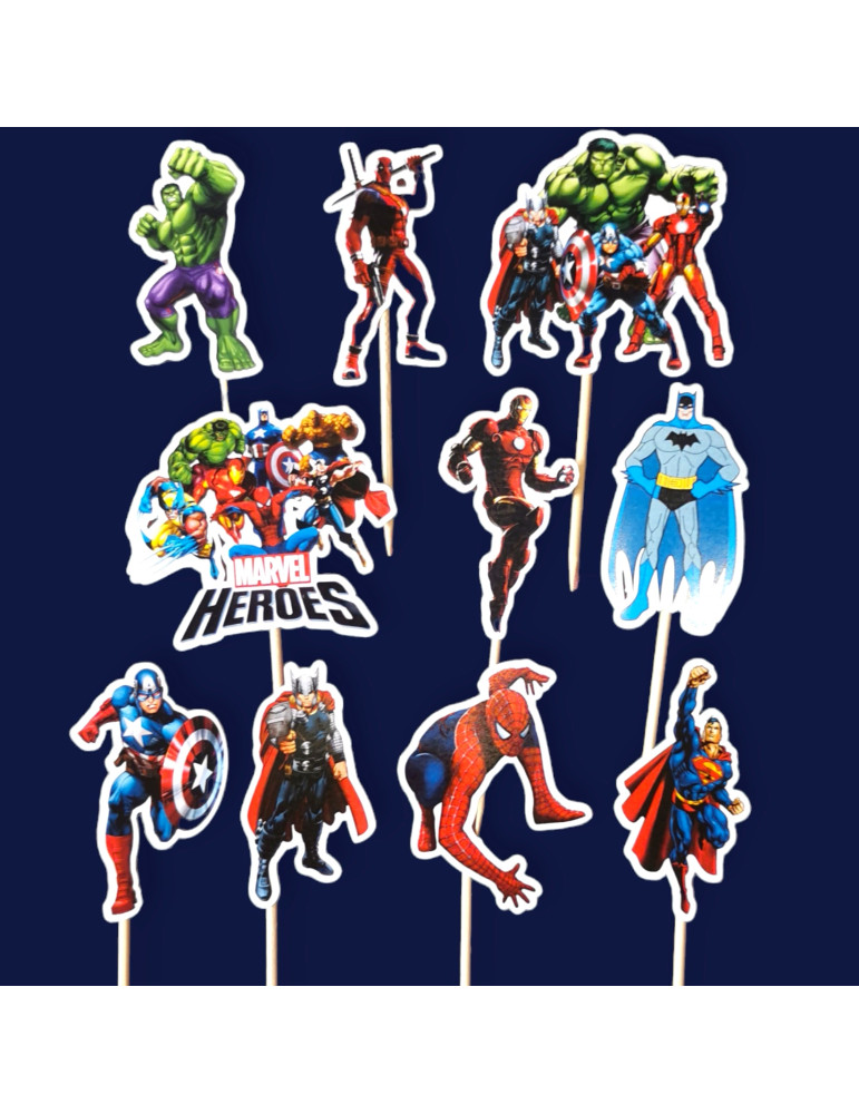 Toperi Super heroji Avengers - set 10 kom