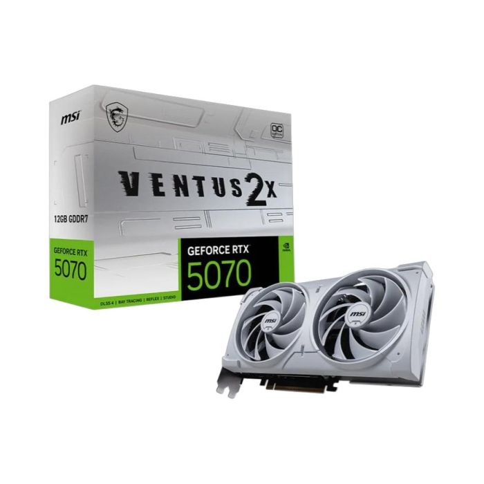 Grafička kartica MSI GeForce RTX 5070 12GB GDDR7 192bit Ventus 2X OC White