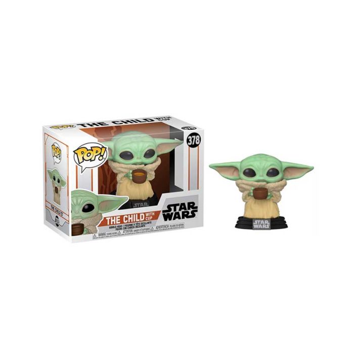 Figura Funko POP! Star Wars Mandalorian - The Child with Cup (Baby Yoda)