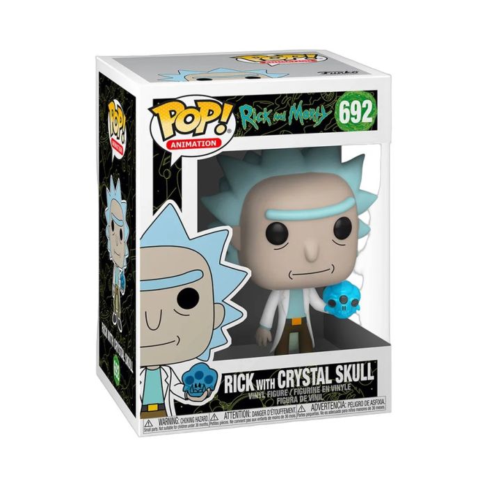 Figura Funko POP! Animation - Rick And Morty - Rick With Crystal Skull