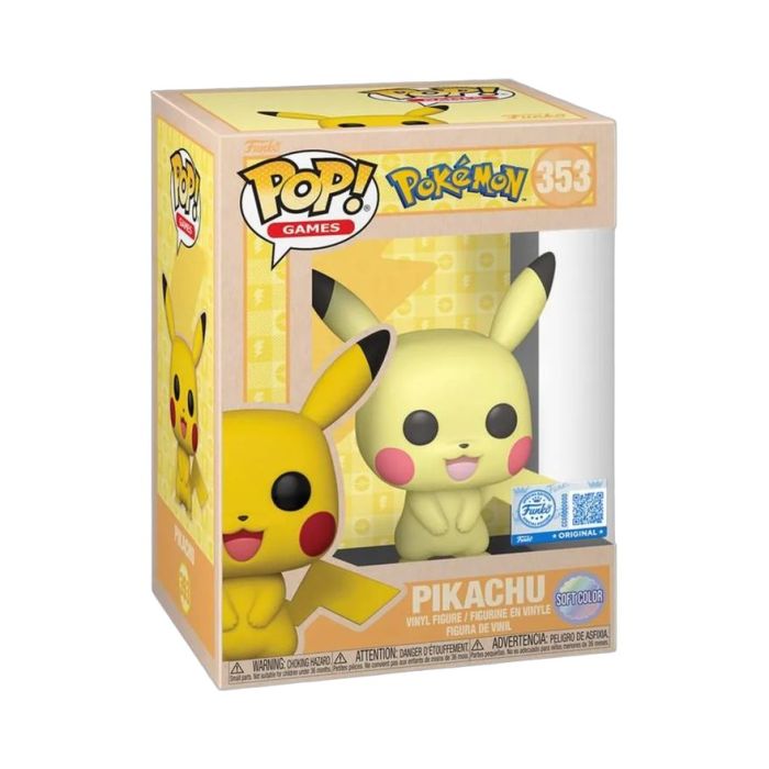 Figura Funko POP! Games - Pokemon - Pikachu (soft Color)