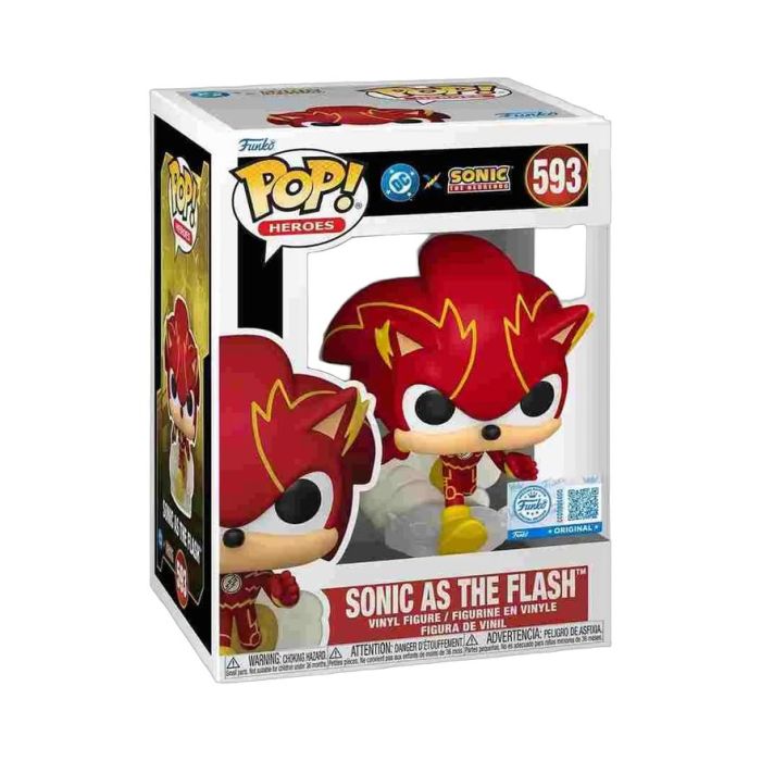 Figura Funko POP! Heroes - DC x Sonic The Hedgehog - Sonic As The Flash