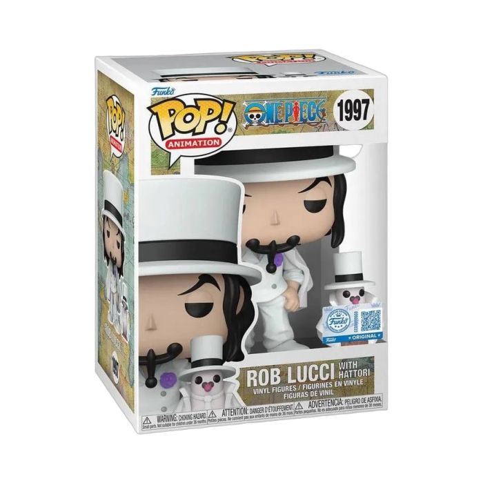 Figura Funko POP One Piece Rob Lucci With Hattori