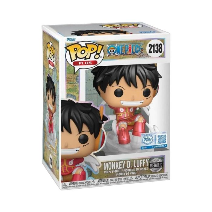 Figura Funko POP! Anime - One Piece - Monkey D. Luffy (metallic)