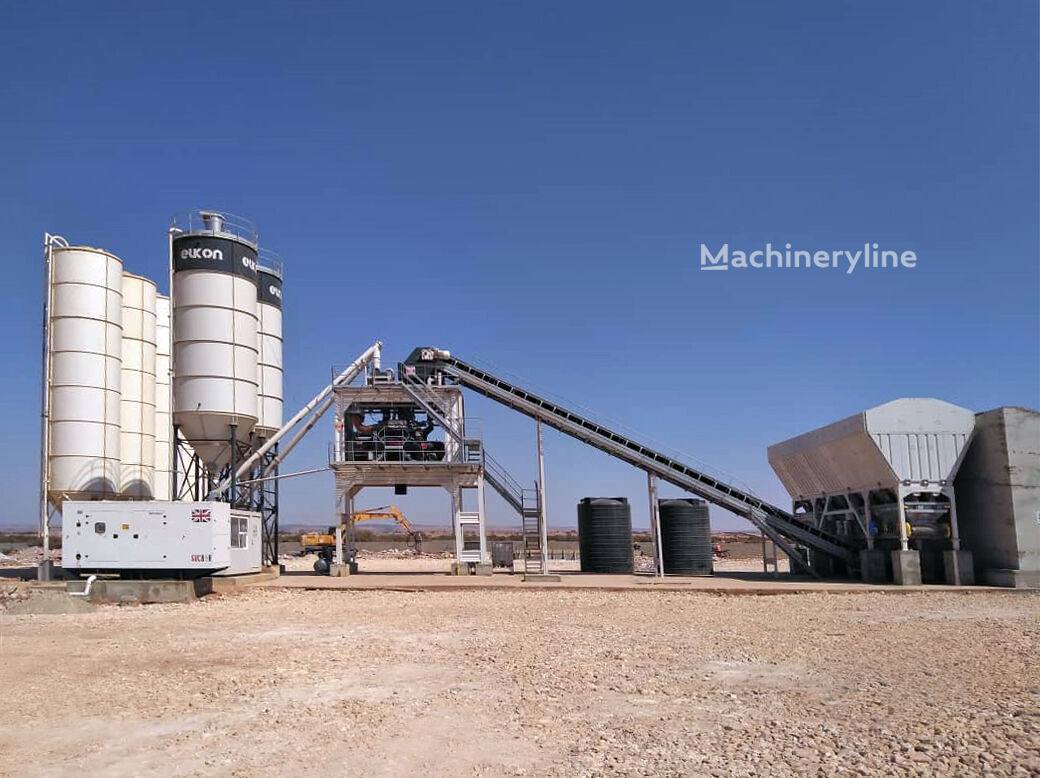 Nova Elkon Elkomix-120 Stationary Concrete Batching Plant mobilna fabrika betona