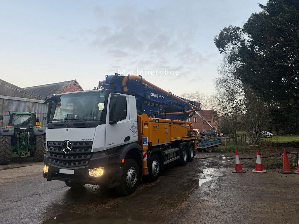 Cifa K47H na šasiji Mercedes-Benz Arocs 3646 pumpa za beton