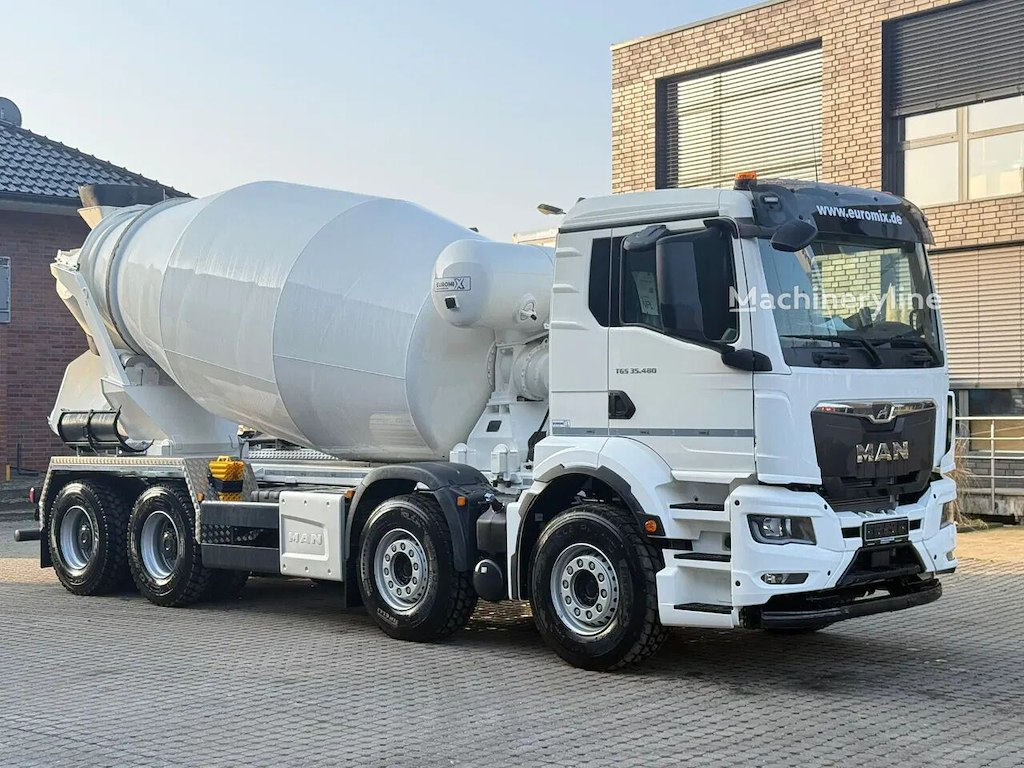 Novi MAN TGS 35.480 TGS 35.480 8x4 Euro6e EuromixMTP EM 10 L kamion s mešalicom za beton