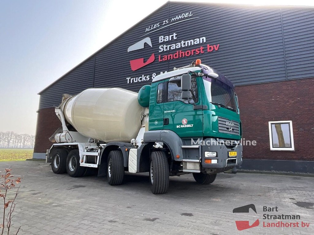 MAN TGA 41.440 8X4 BB met Stetter AM 10FHC 10m3 betonmixer. kamion s mešalicom za beton