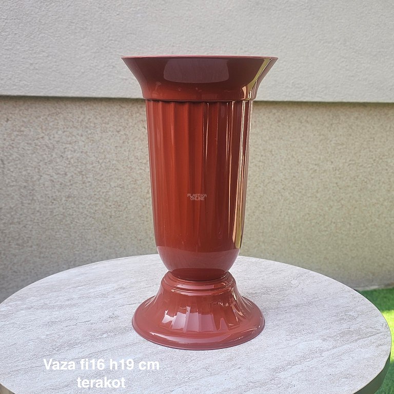 Vaza fi16 h19 cm terakot