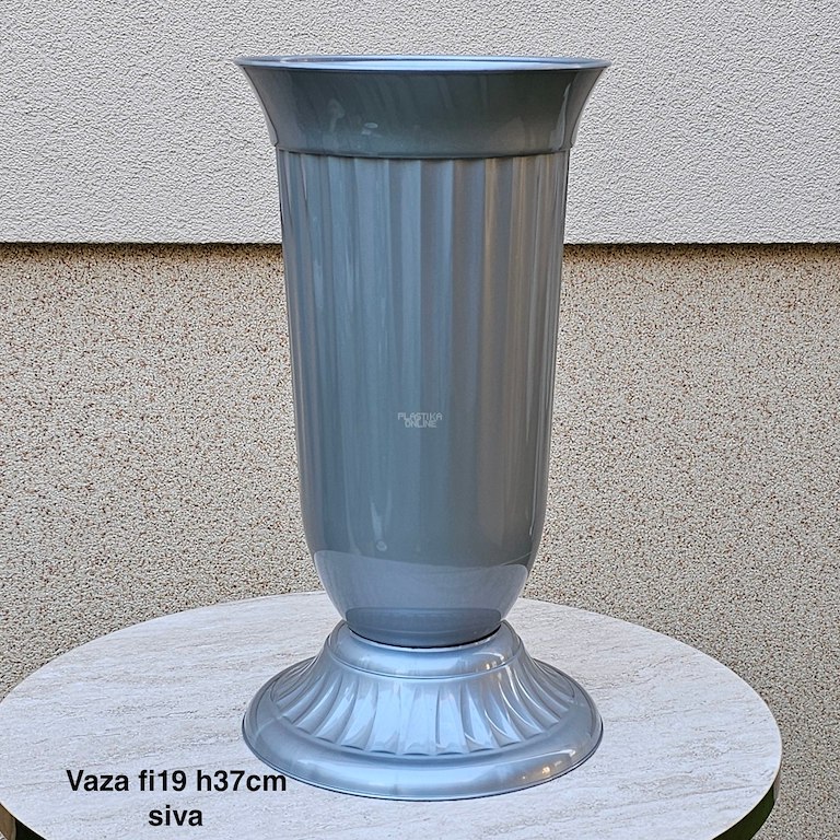 Vaza fi19 h37 cm siva
