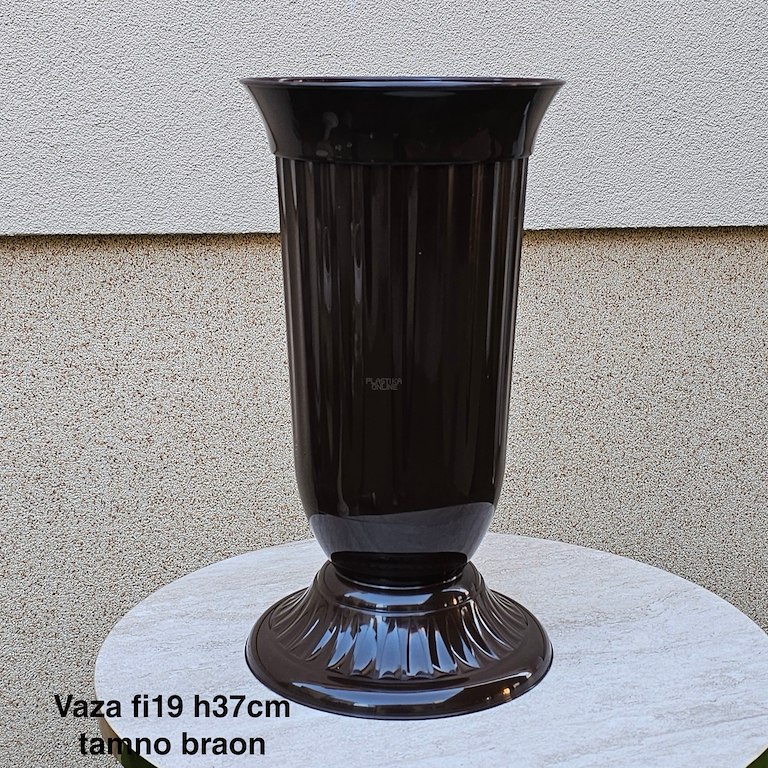 Vaza fi19 h37 cm tamno braon