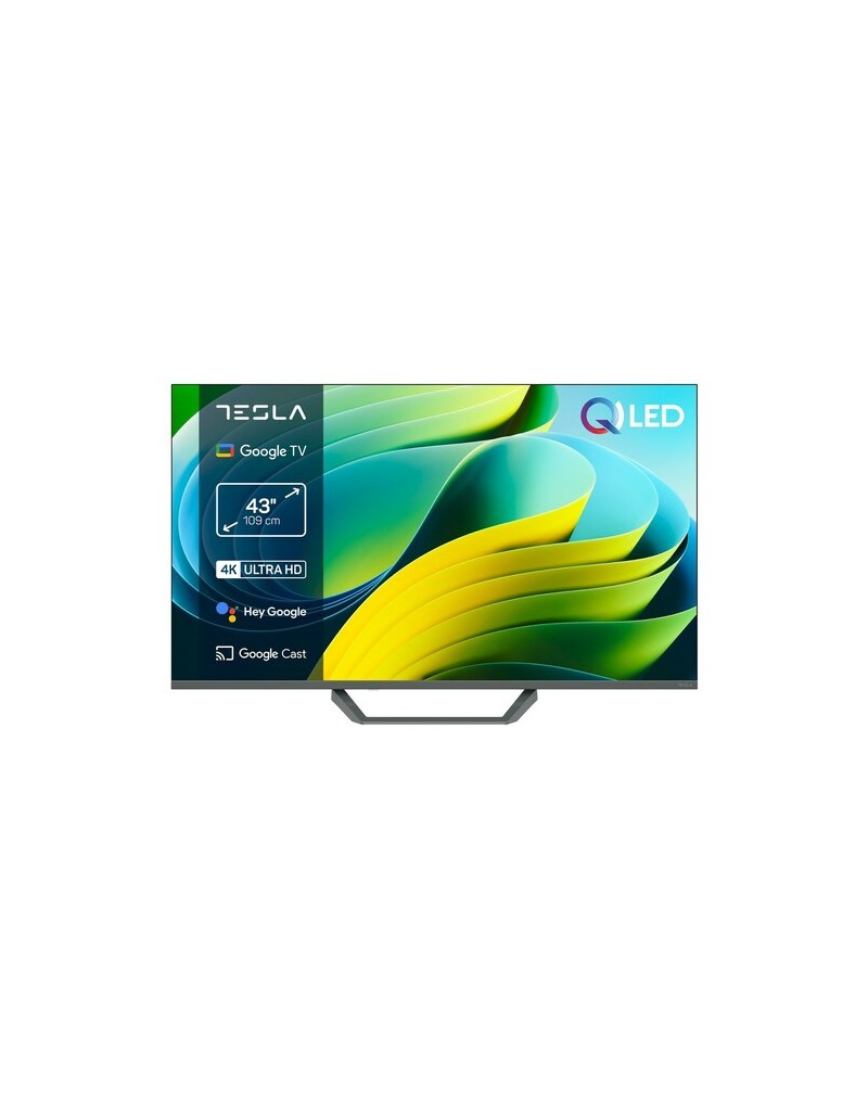 TESLA Q43E655GUS QLED 43" 4K Smart Google TV siva
