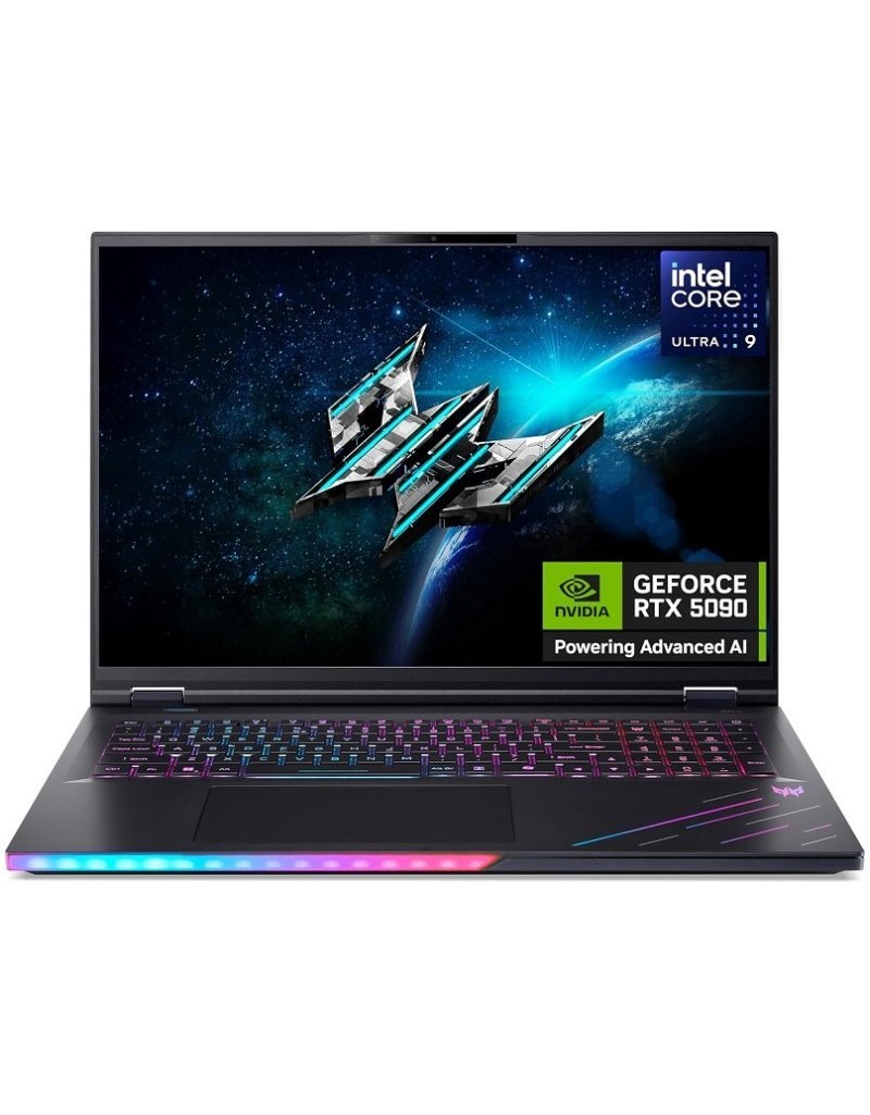 ACER Predator Helios 18 AI PH18-73 W11P 18"WQXGAMiniLED U9 275HX 192GB 2TB 5090 24GB GLAN bac