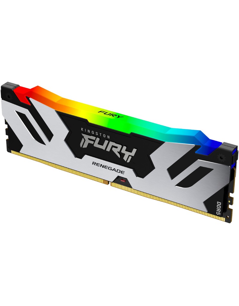 KINGSTON DIMM DDR5 16GB 7600MT/s KF576C38RSA-16 FURY Renegade Silver RGB XMP
